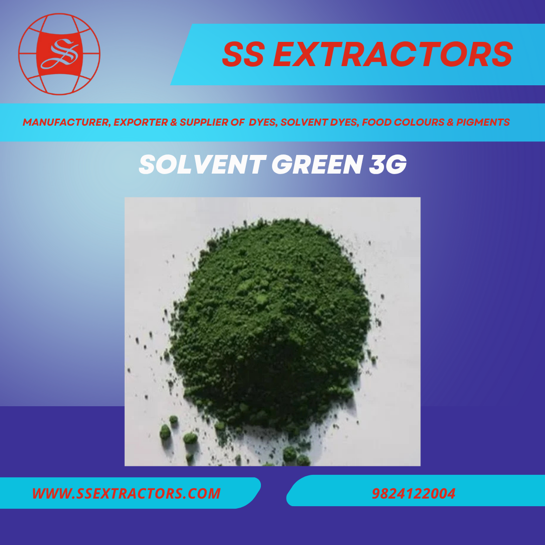 Solvent Green 3G – S.S. EXTRACTORS